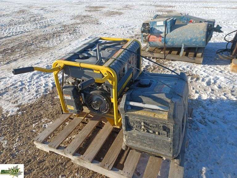 Wacker Neuson GP6600 Generator and LC3500i Generator-1 Pallet ...