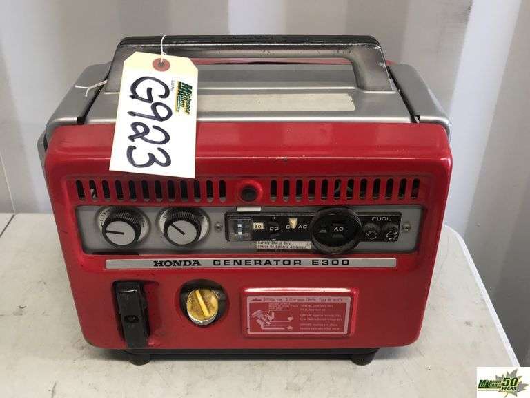 Honda E300 Generator - Michener Allen Auctioneering Ltd