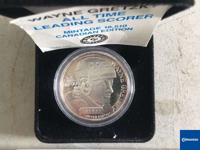 Wayne Gretzky Silver Coin Michener Allen Auctioneering Ltd wayne-gretzky-silver-coin-michener-allen-auctioneering-ltd