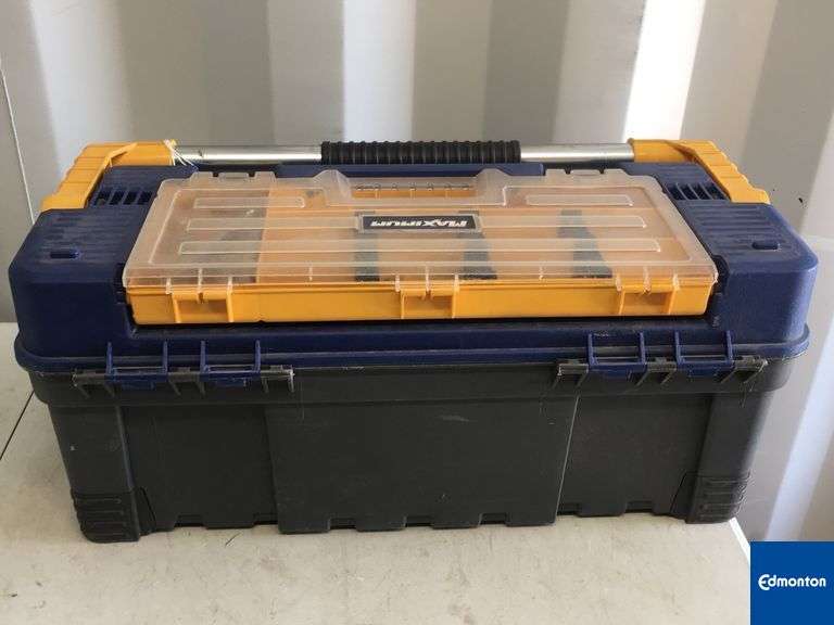 Maximum Tool Box with Assorted Tools - Michener Allen Auctioneering Ltd