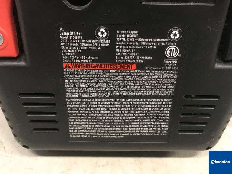 Motomaster Eliminator Booster Pack with Air Compressor - Michener Allen ...