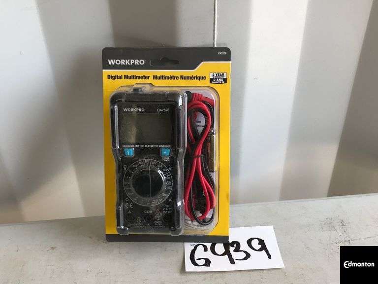Workpro Digital Multimeter - Michener Allen Auctioneering Ltd