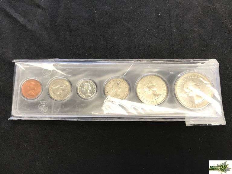 1964 CANADIAN SIX COIN SET - Michener Allen Auctioneering Ltd