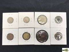 8 ASSORTED INTERNATIONAL COINS - Michener Allen Auctioneering Ltd