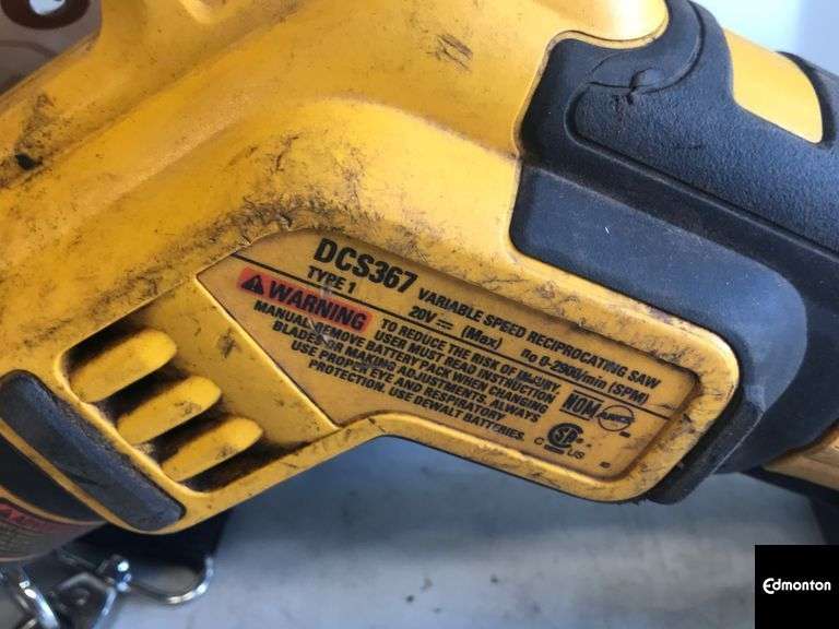 DeWalt DCS367 20V Reciprocating Saw - Michener Allen Auctioneering Ltd