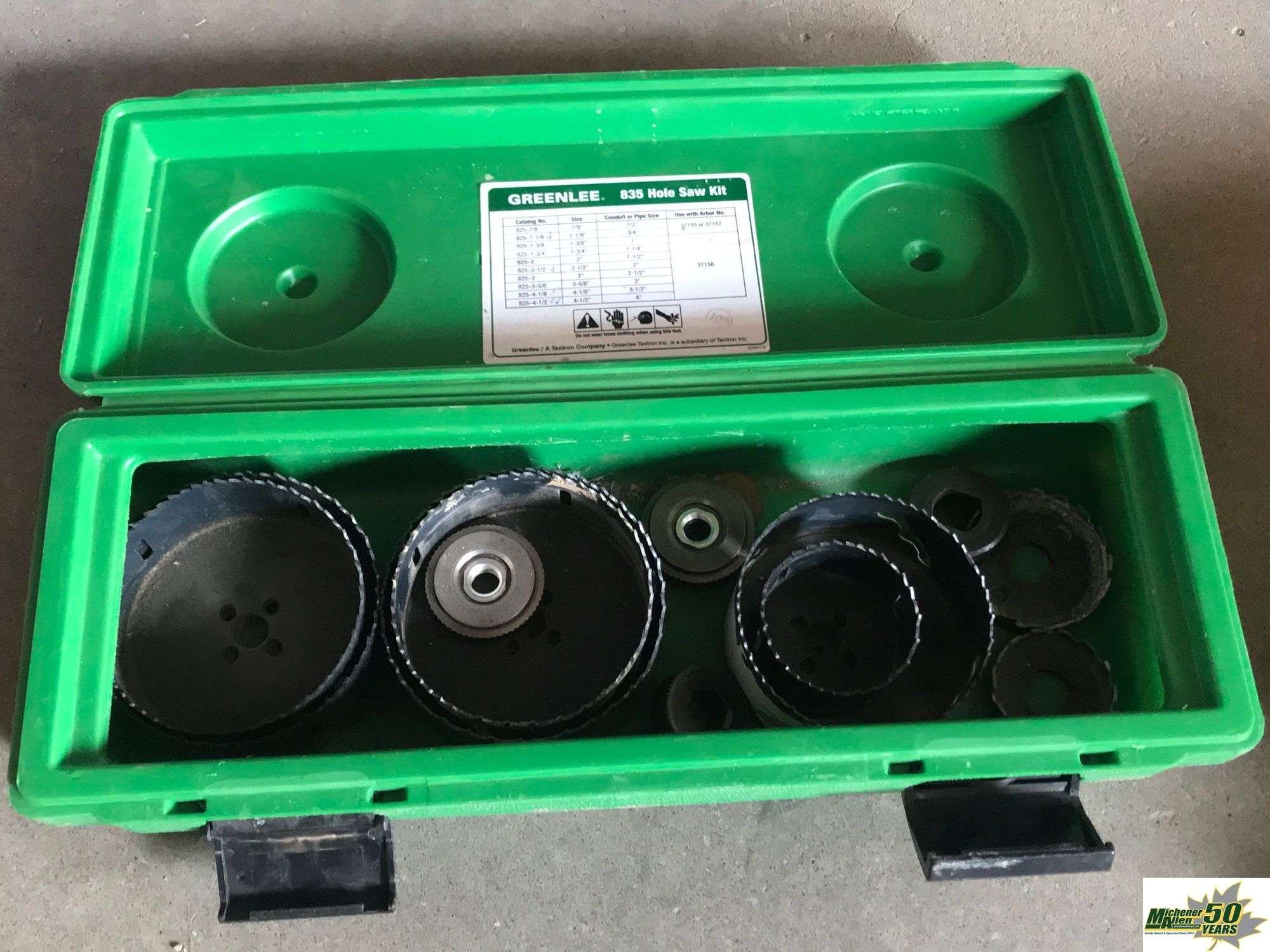 Greenlee Hole Cutter Kits