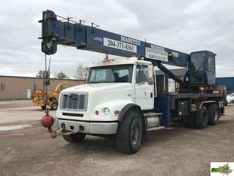 1999 Freightliner FL112 T/A Manitex 40 100 Picker Boom Truck - Michener ...
