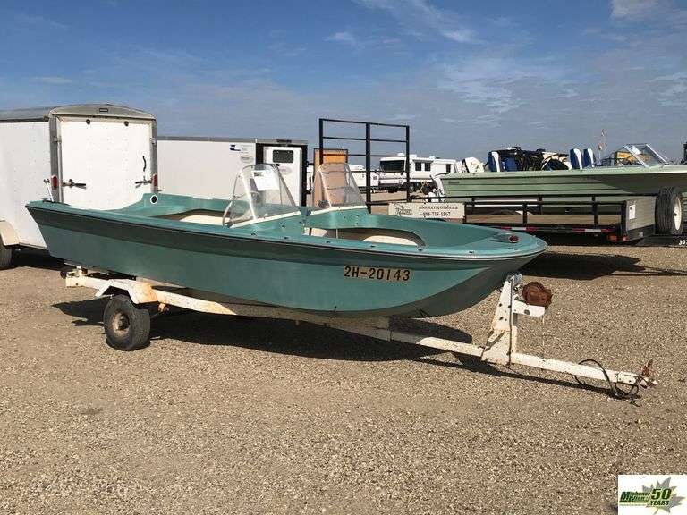 Sears Model 60 Boat with SA Trailer - Michener Allen Auctioneering Ltd