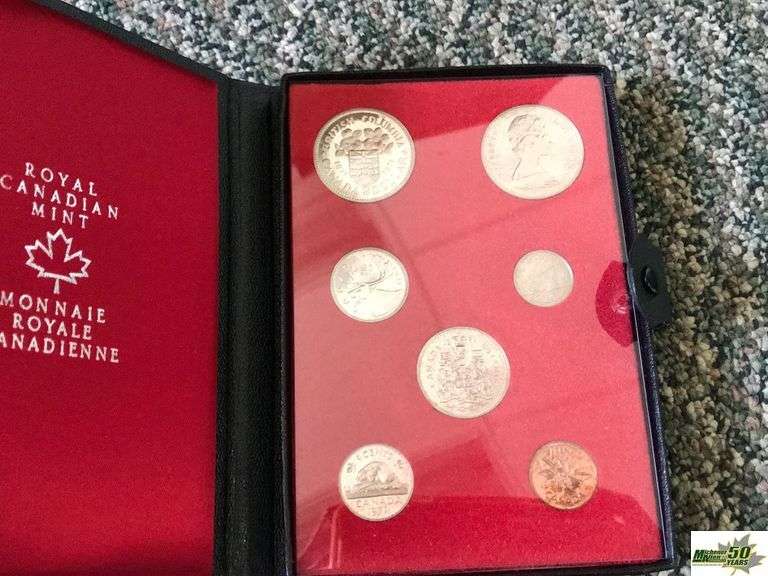 ROYAL CANADIAN MINT 1971 SEVEN COIN SPECIMEN SET / BRITISH COLUMBIA ...