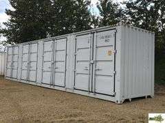 40ft Grey Seacan with 4 Side Doors - Michener Allen Auctioneering Ltd