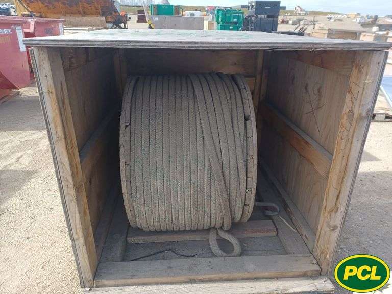 Spool of Rope-1 Crate - Michener Allen Auctioneering Ltd