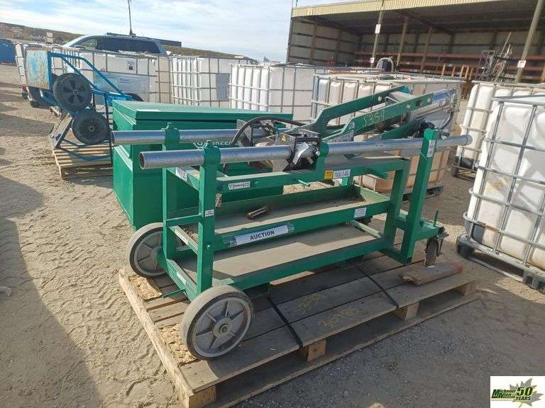 Greenlee Mobile Bending Table-1 Pallet - Michener Allen Auctioneering Ltd