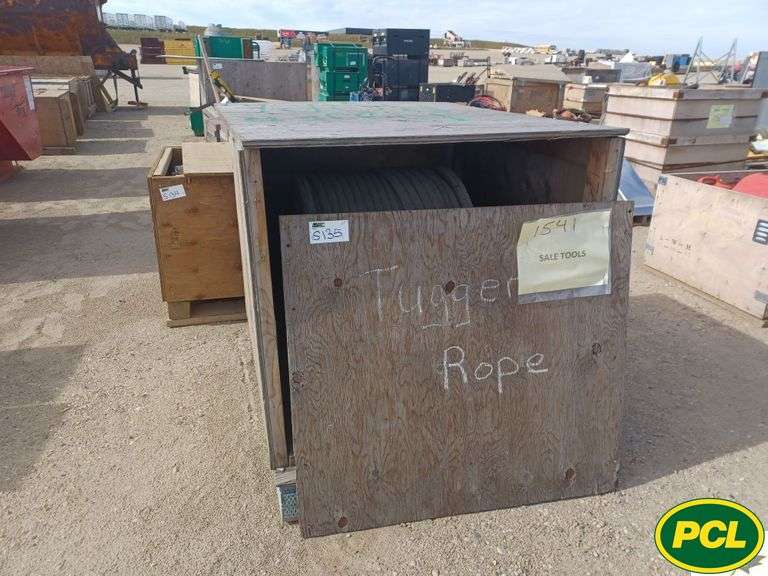 Spool of Rope-1 Crate - Michener Allen Auctioneering Ltd