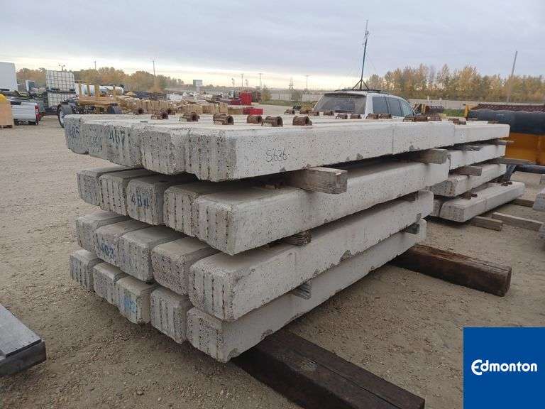 Concrete Parking Stops - Michener Allen Auctioneering Ltd