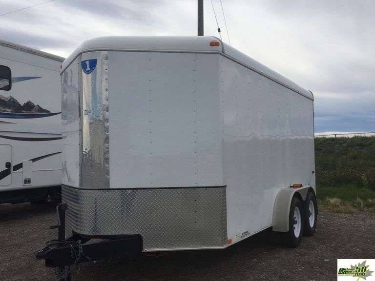 2007 Interstate Mfg. WD714TA2 18ft. V-Nose T/A 18ft. Enclosed Trailer - Michener Allen ...