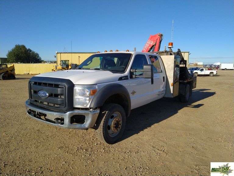 2016 Ford F-550 Super Duty 4X4 S/A Fassi F65 Picker Deck Truck ...