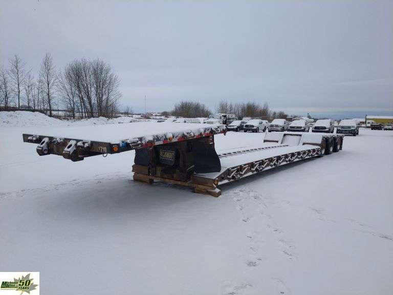 2001 Knight 52 Ft X 8.6 Ft Double Drop TRI/A Step Deck Trailer ...
