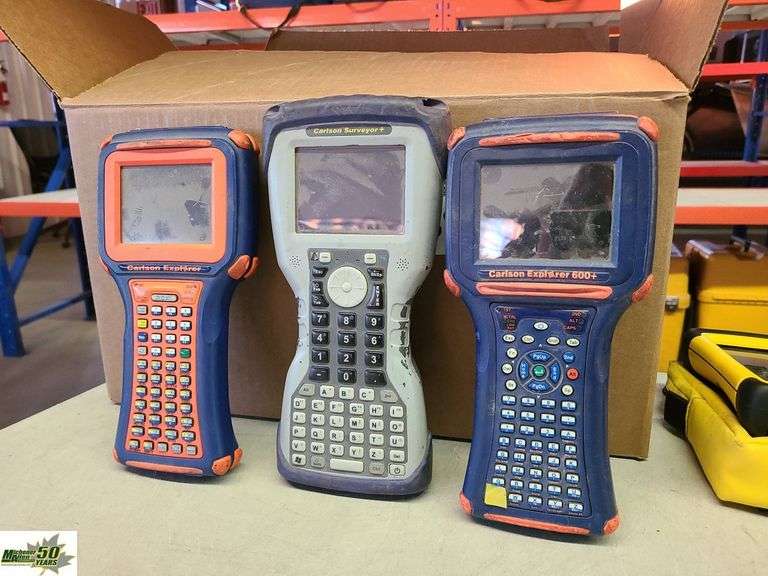 Assorted Trimble, Carlson and Recon Data Collectors-1 Box - Michener ...