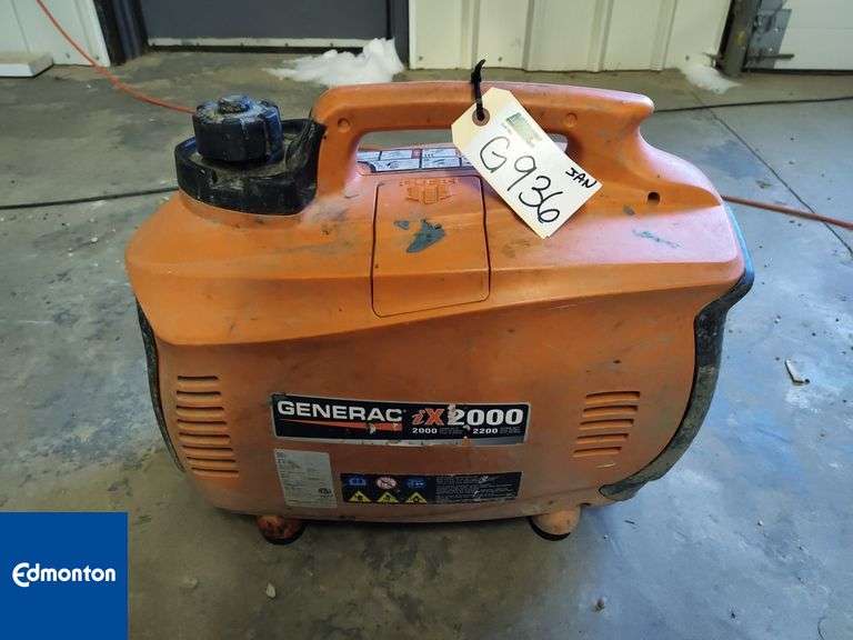 Generac iX 2000 Generator - Michener Allen Auctioneering Ltd