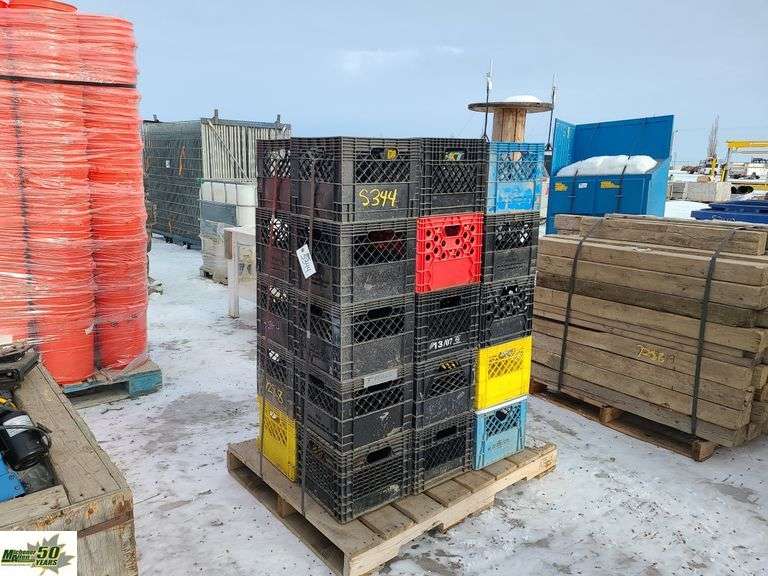 Milk Crates-1 Pallet - Michener Allen Auctioneering Ltd