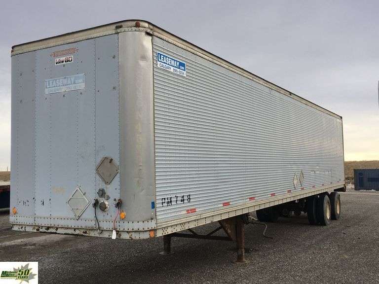1980 Trailmobile T/A 43 Dry Van Trailer - Michener Allen Auctioneering Ltd
