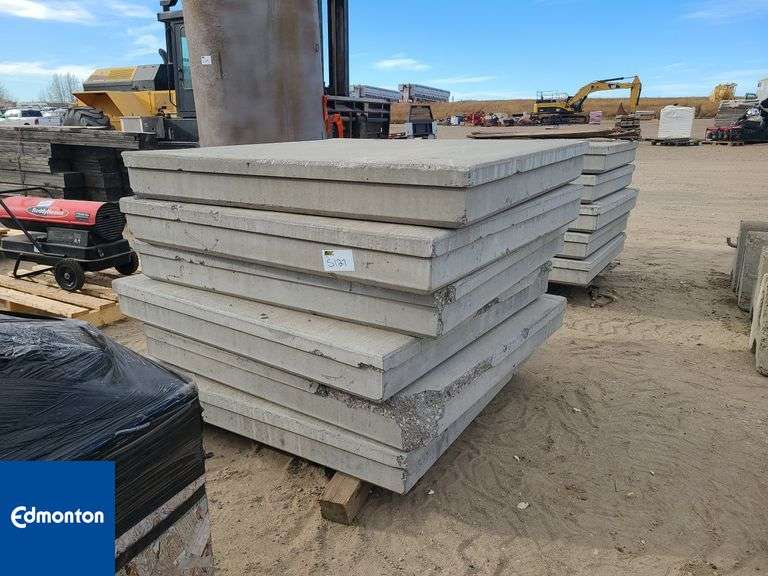 Cement Slabs-1 Pallet - Michener Allen Auctioneering Ltd
