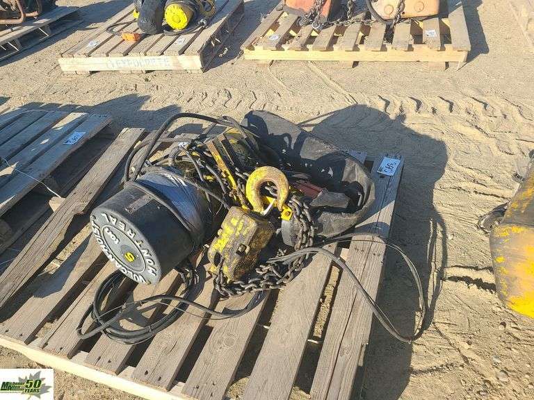 5 Ton Electric Chain Fall-1 Pallet - Michener Allen Auctioneering Ltd