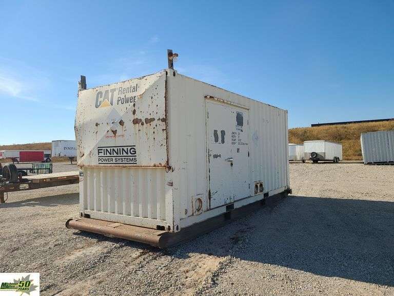 750 KVA Cat Finning 1350 Genset Skid Mounted 20ft. Sea Can -Qty 1 ...