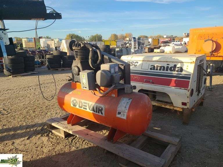 Devair Air Compressor-1 Pallet - Michener Allen Auctioneering Ltd