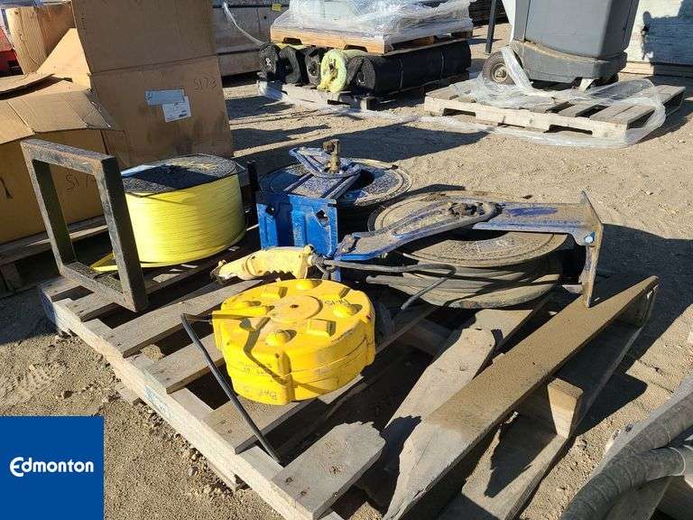 Hose, Light and Strapping Reels-1 Pallet - Michener Allen Auctioneering Ltd