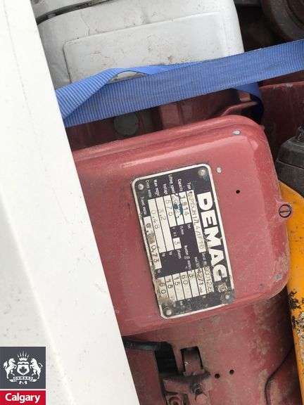 Demag Power Lift - Michener Allen Auctioneering Ltd
