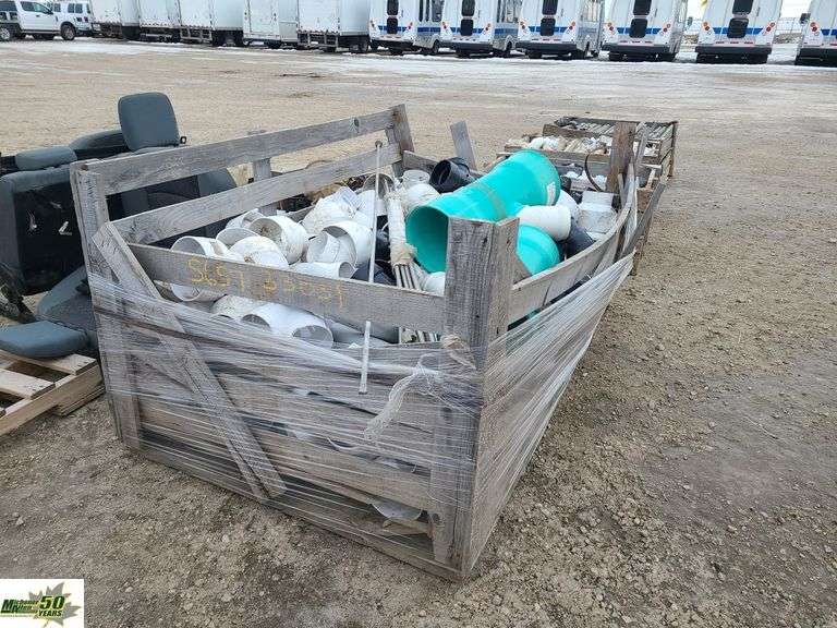 Assorted PVC Pipe-1 Crate - Michener Allen Auctioneering Ltd