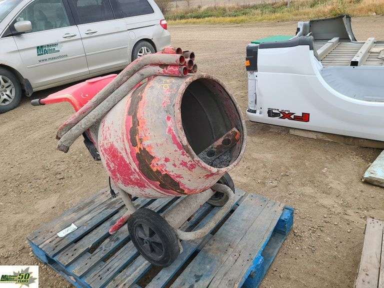 Cement Mixer-1 Pallet - Michener Allen Auctioneering Ltd