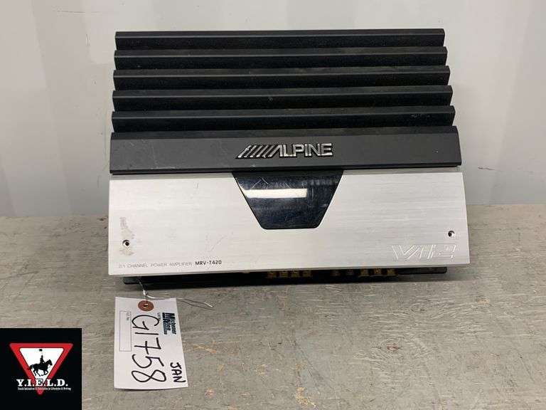 Alpine MRV-T420 Amp - Qty 1 - Michener Allen Auctioneering Ltd