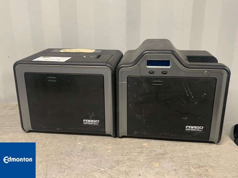 Fargo HDP5000 Printer - Qty 1 *NO CORDS* - Michener Allen Auctioneering Ltd