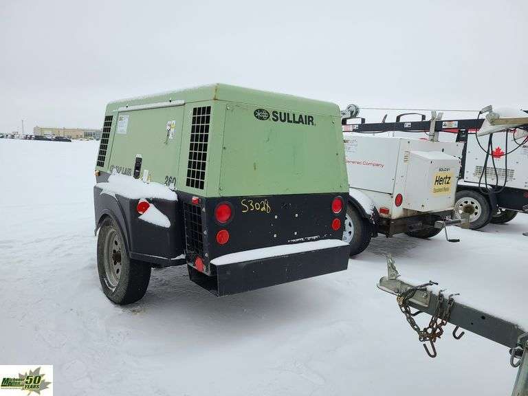 Trailer Mounted Sullair Air Compressor-Qty 1 - Michener Allen ...