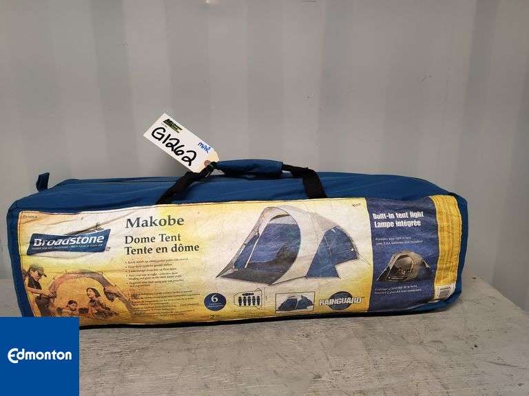 Broadstone Makobe Dome Tent - Qty 1 - Michener Allen Auctioneering Ltd