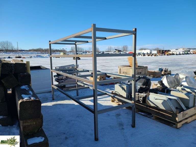 10ft Industrial Steel Rack-Qty 1 - Michener Allen Auctioneering Ltd