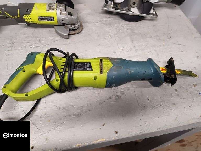 Ryobi Grinder, Radley Reciprocating Saw and Viper Circular Saw - 1 Box ...