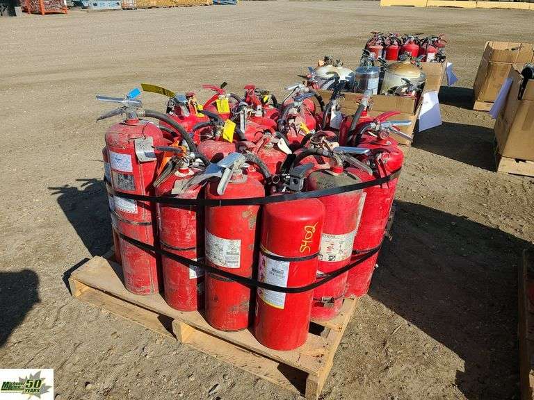 Fire Extinguishers-1 Pallet - Michener Allen Auctioneering Ltd