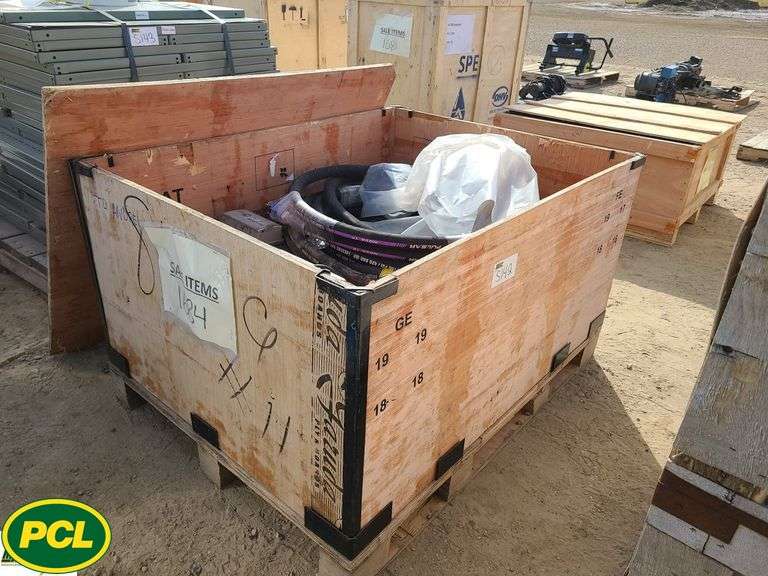 Lights and High Pressure Hoses-1 Crate - Michener Allen Auctioneering Ltd