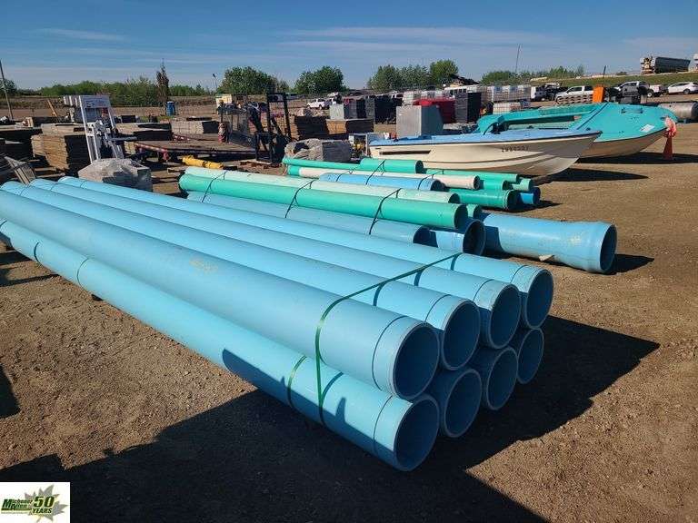 PVC Pipe-3 Pallets - Michener Allen Auctioneering Ltd