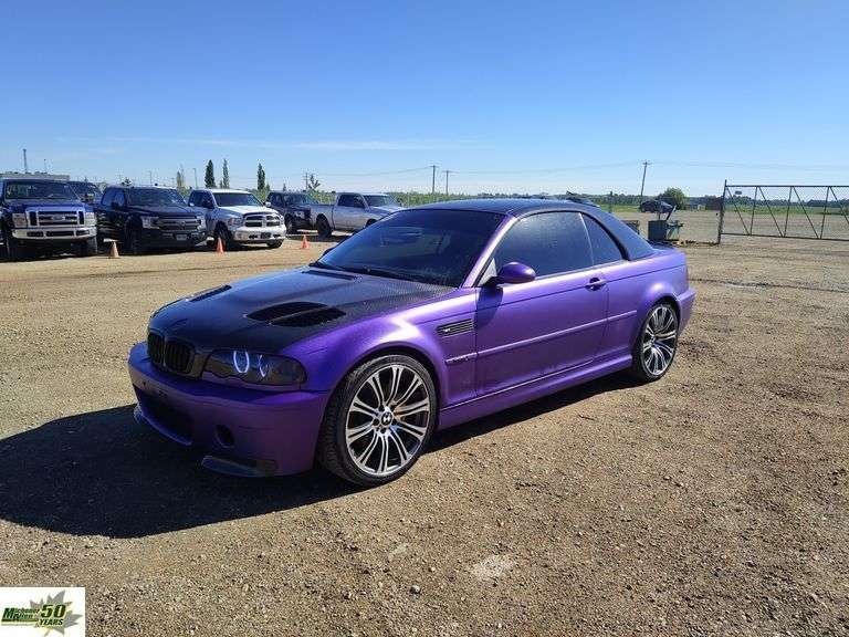 2002 BMW M3 Removable Hardtop Convertible Vinyl Wrapped - Michener ...