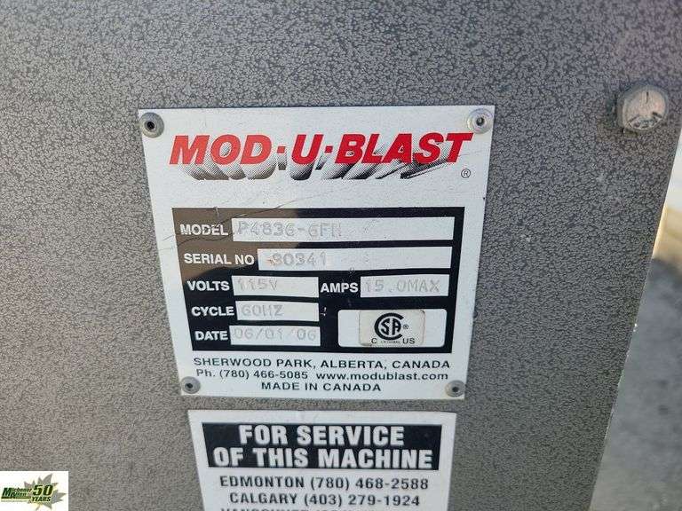 Mod U Blast-Qty 1 - Michener Allen Auctioneering Ltd