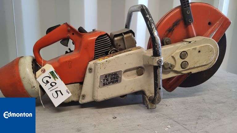 STIHL TS350 Power Saw - Michener Allen Auctioneering Ltd