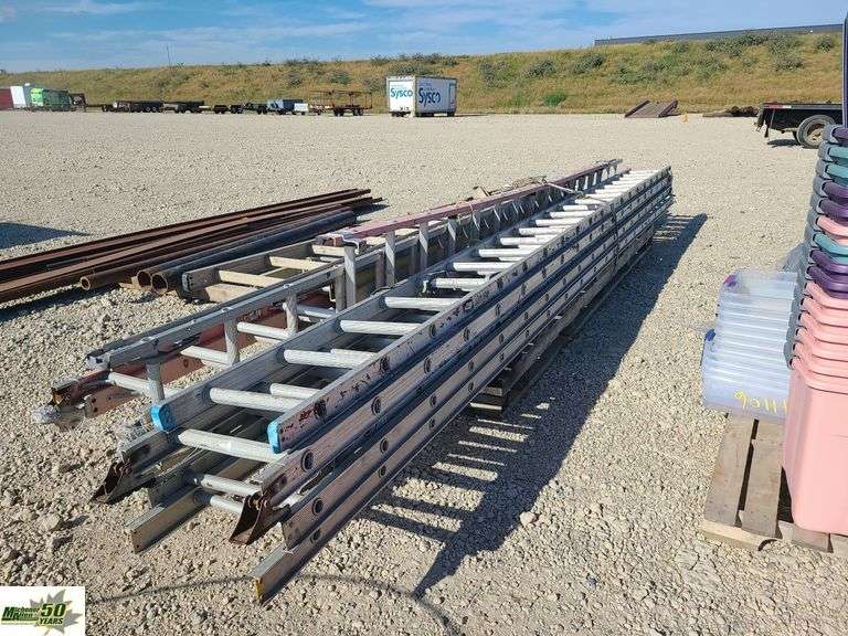 Assorted Lengths of Ladders-1 Pallet - Michener Allen Auctioneering Ltd