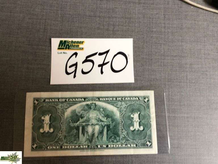 1937 CAD One Dollar Bill - Michener Allen Auctioneering Ltd