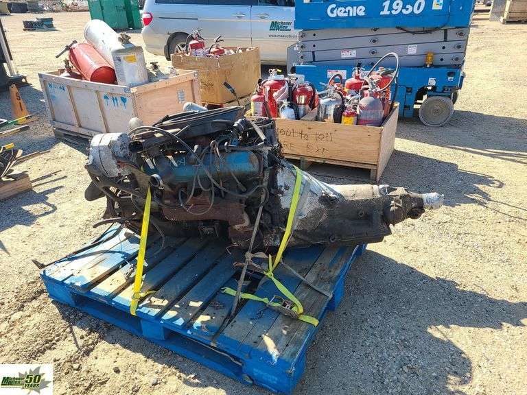 1978 Oldsmobile 403 Engine with 400 Turbo Transmission-1 Pallet ...