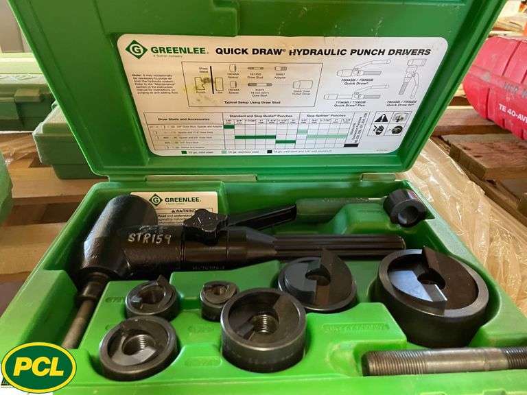 GREENLEE 7906SB 1/2"-2" KNOCK OUT SET - Michener Allen Auctioneering Ltd