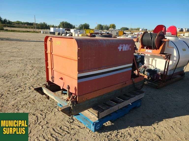 FMC Skid Mounted Brush Sprayer-1 Pallet - Michener Allen Auctioneering Ltd